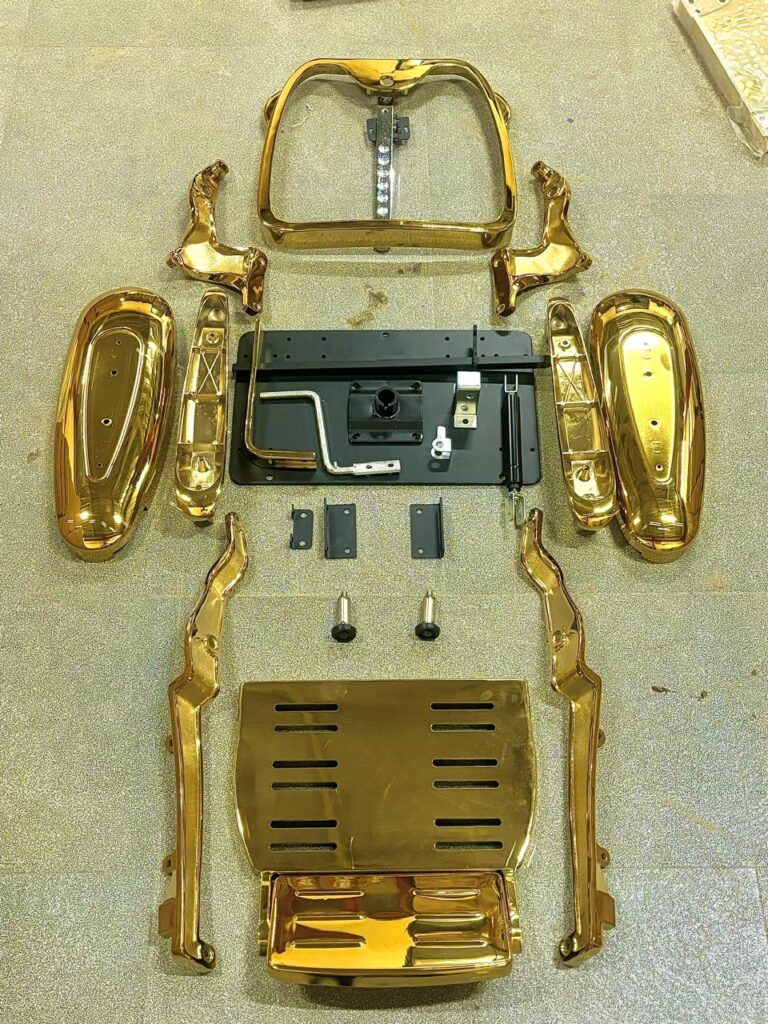 Lotus Salon Professional Chair Jaguar Assembly (21Pc/Set) – Gold