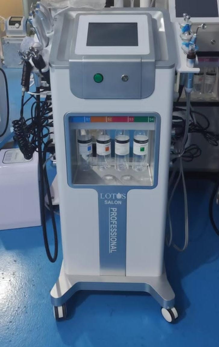 Lotus Salon Professional Hydra Facial Machine 10-in-1 (White)