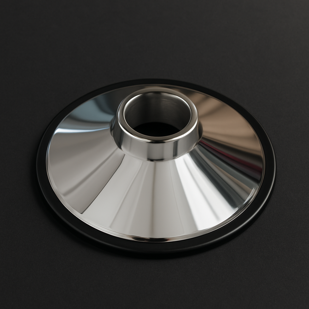 Lotus Salon Professional SS Round Base Plate Silver 580mm