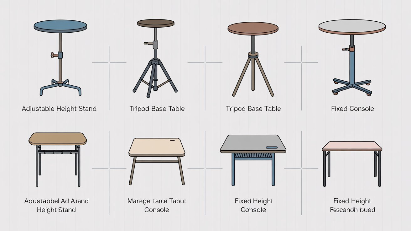 Table Stand Guide – Types, Strength & Best Use Cases